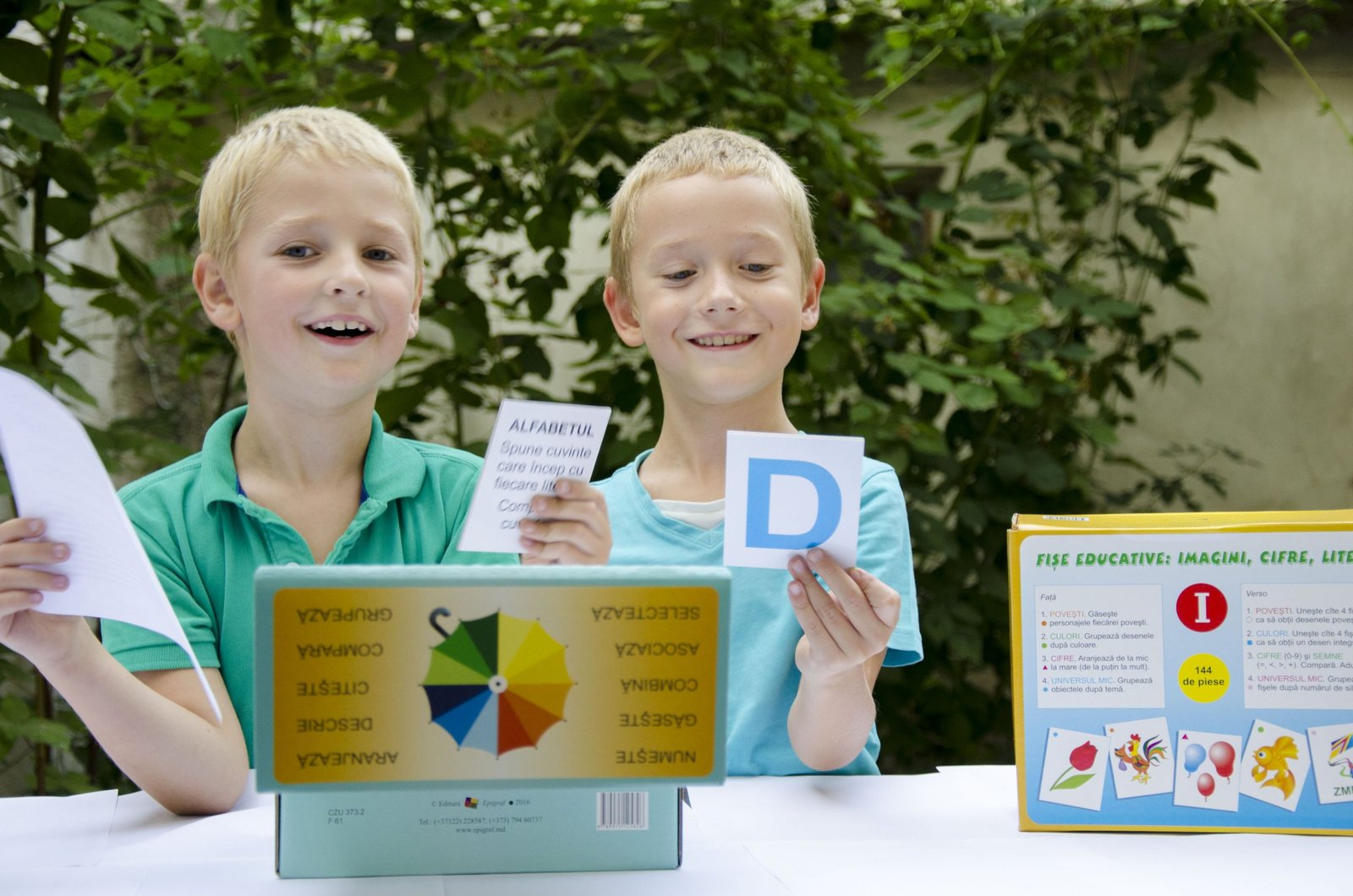 Fi ș e educative: imagini, cifre, litere (I) - Editura Epigraf